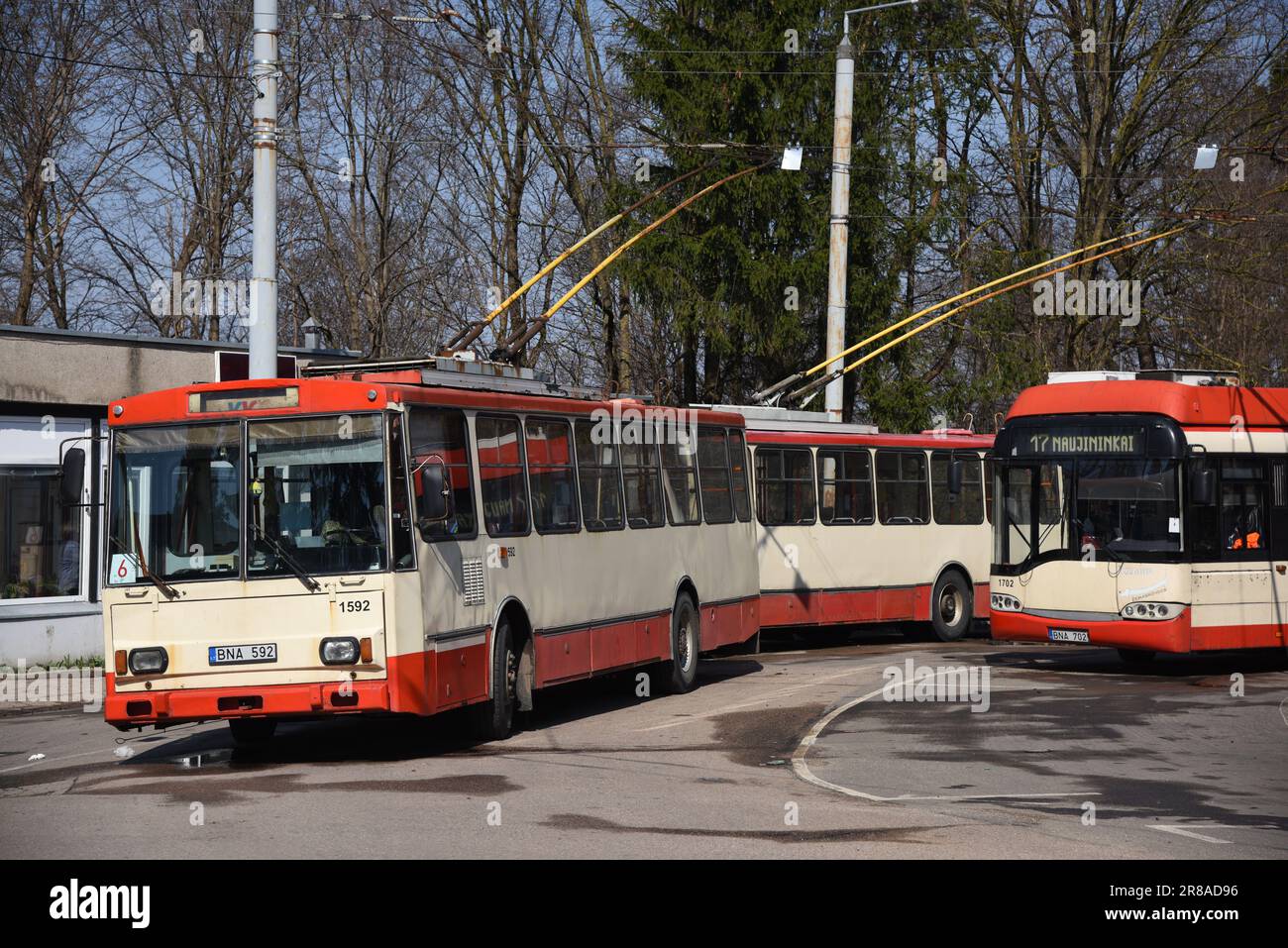 Skoda 14Tr trolleybus Stock Photo - Alamy