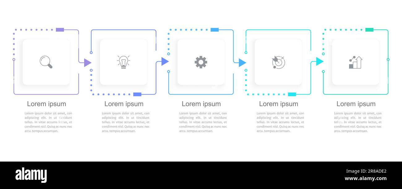 Company performance review infographic chart design template Stock ...