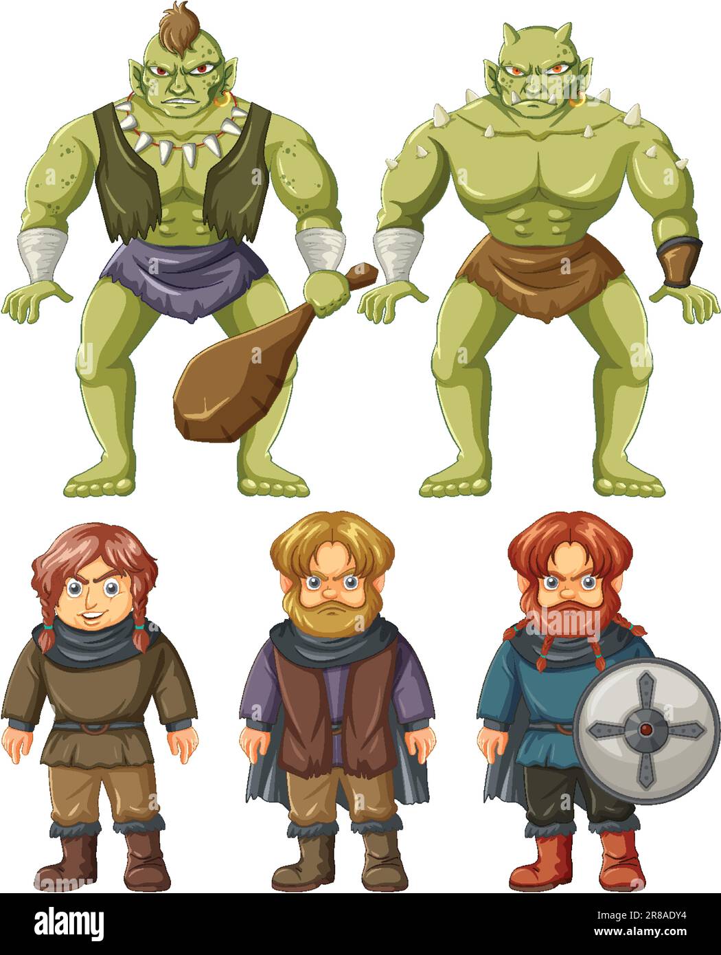 Enchanted fantasy cartoon Cut Out Stock Images & Pictures - Alamy