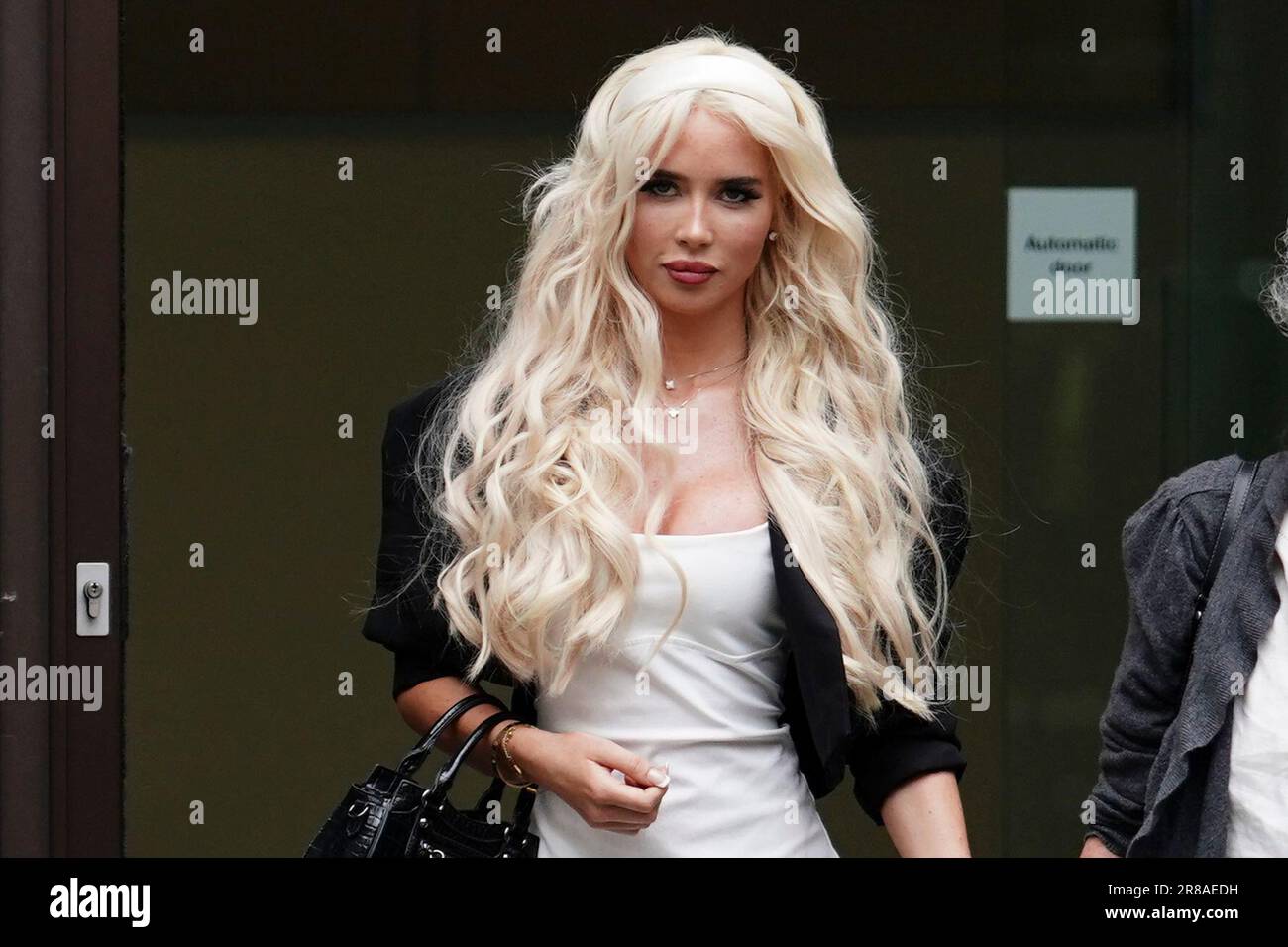 TikToker Orla Melissa Sloan, 21 from Exeter, Devon, leaves Westminster ...