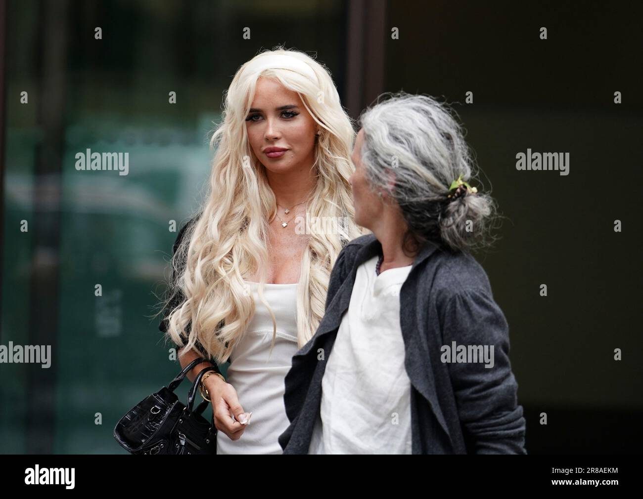 TikToker Orla Melissa Sloan (left), 21 from Exeter, Devon, leaves ...