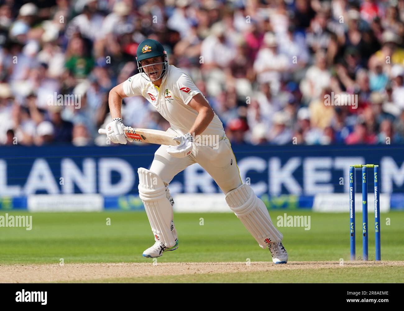 Australia's Cameron Green during day five of the first Ashes test match ...