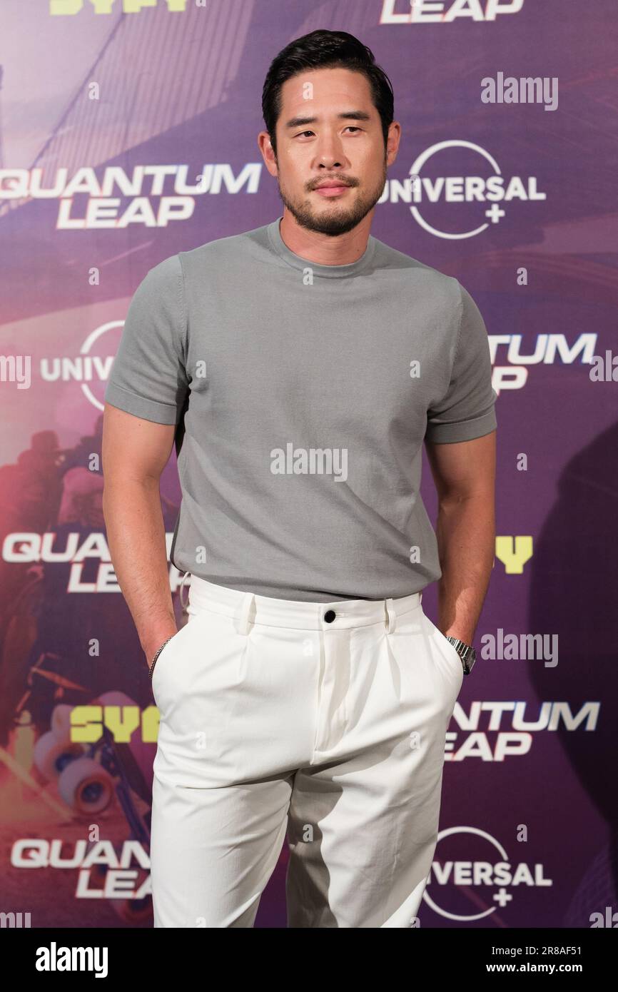 Raymond Lee attends the "Quantum Leap" photocall at Urso Hotel on June ...