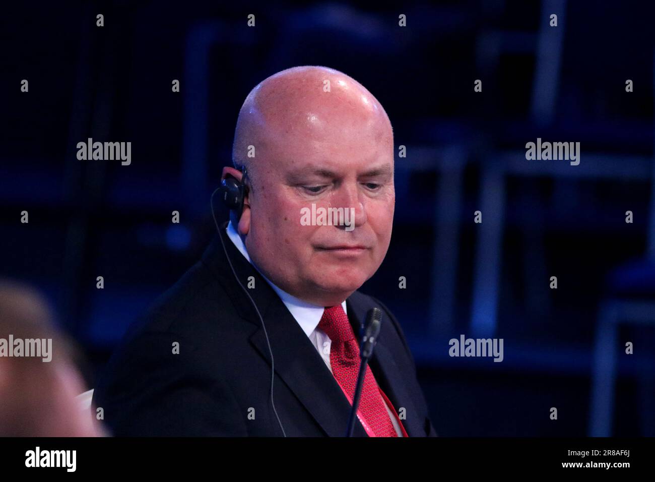 Saint Petersburg, Russia. 16th June, 2023. Michael Goddard, President ...