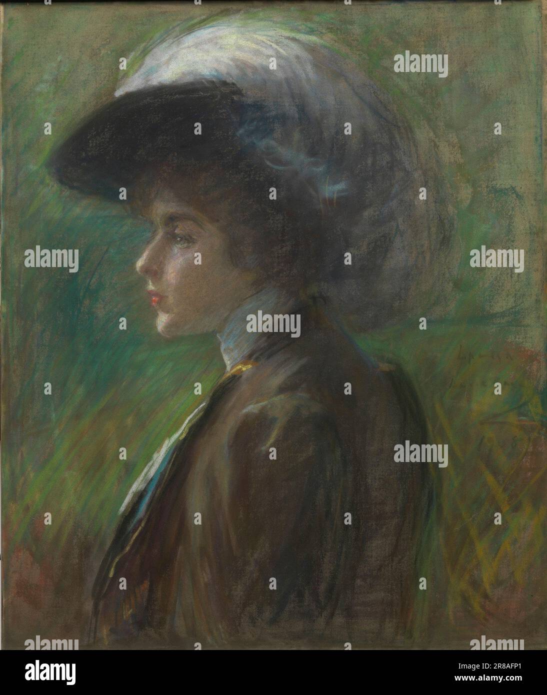 The Feathered Hat 1908 by Alice Pike Barney, born Cincinnati, OH 1857 ...