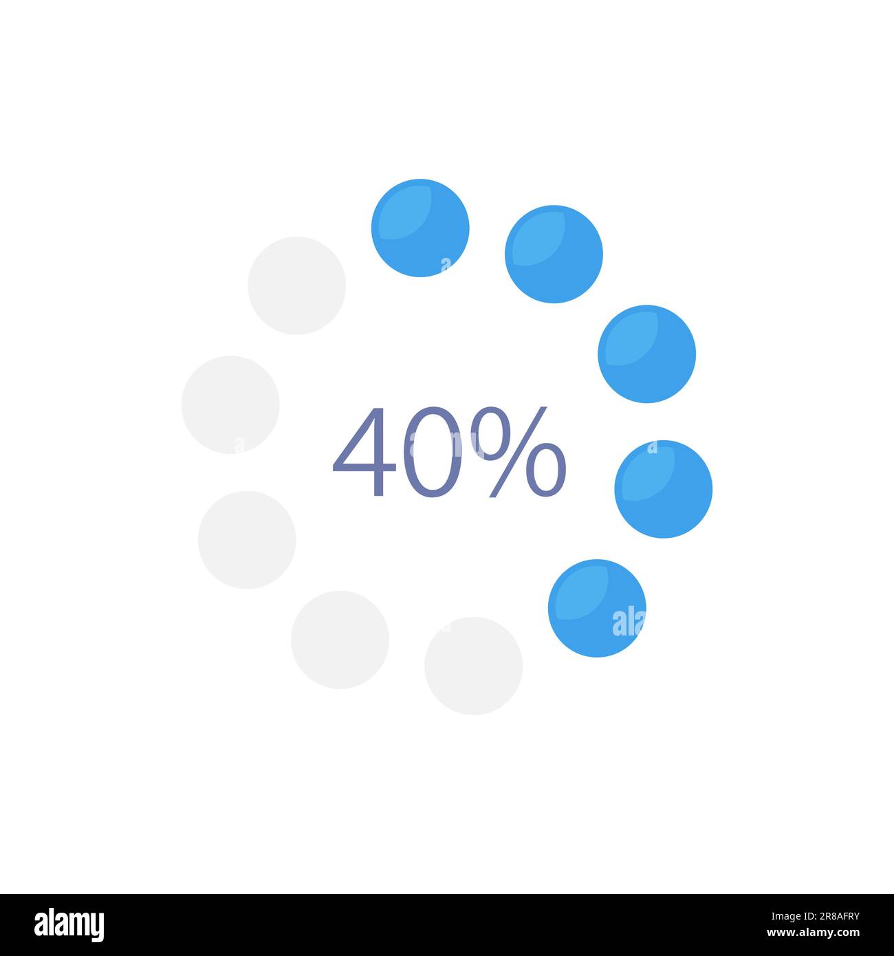 Radial dot infographic chart design template Stock Vector Image & Art - Alamy