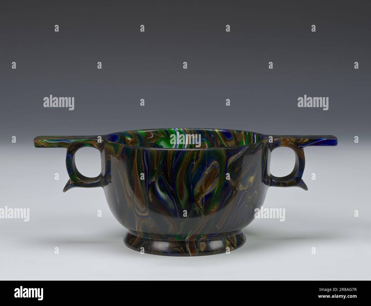 Ancient Roman--Style Skyphos (Two-Handled Wine Cup) ca. 1870s by ...