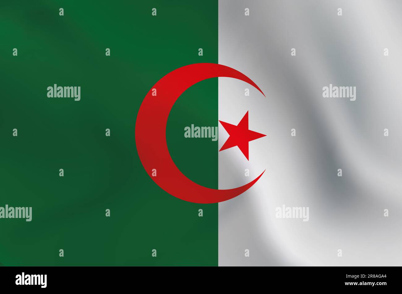 Republic of algeria flag hi-res stock photography and images - Alamy