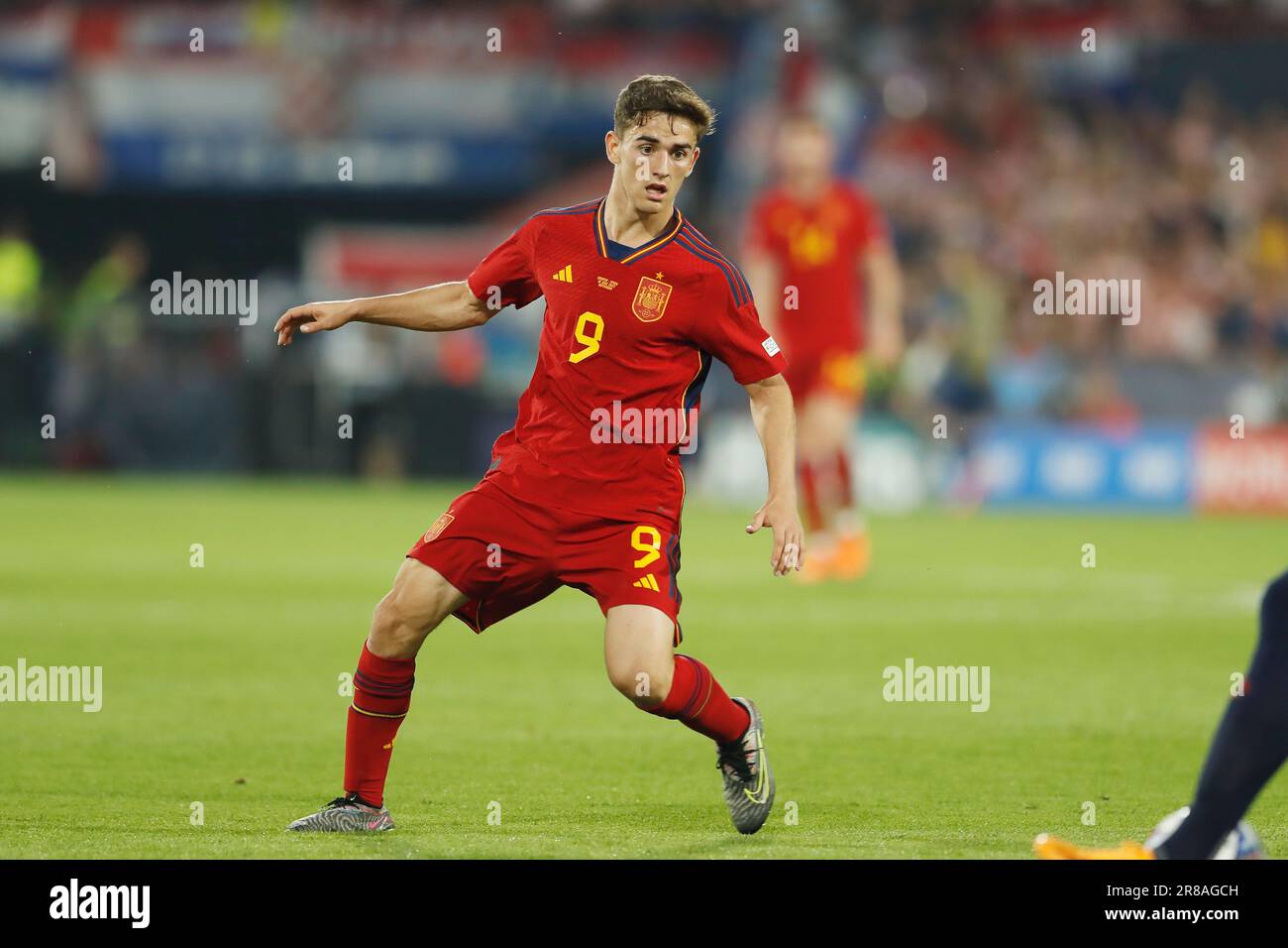 Rotterdam, Netherlands. 18th June, 2023. Gavi (ESP) Football/Soccer ...