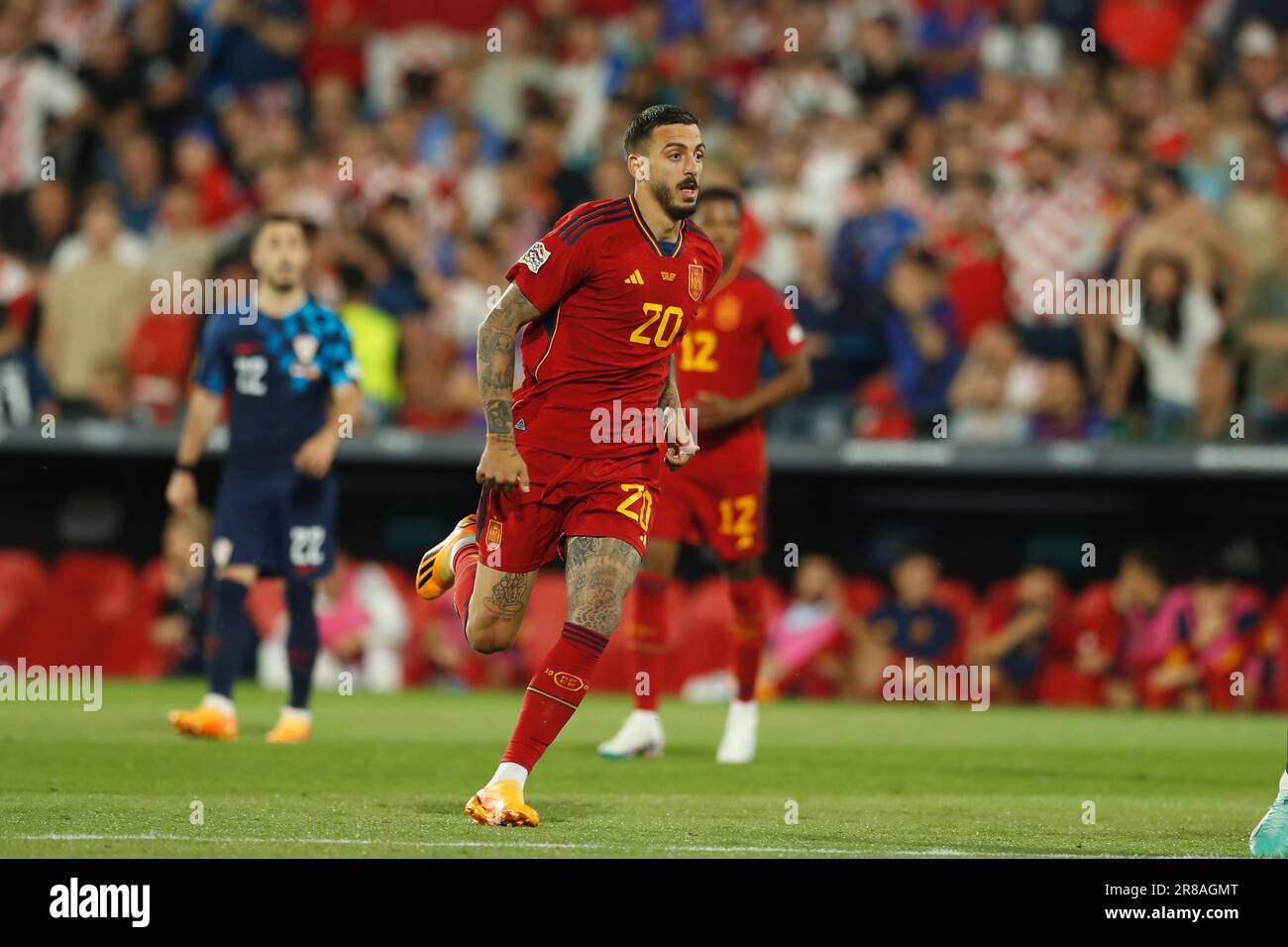 Rotterdam, Netherlands. 18th June, 2023. Joselu (ESP) Football/Soccer ...