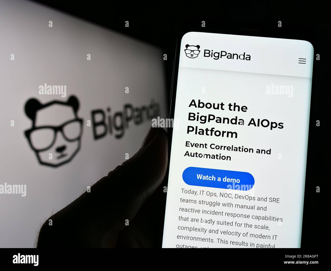 Bigpanda logo hi-res stock photography and images - Alamy