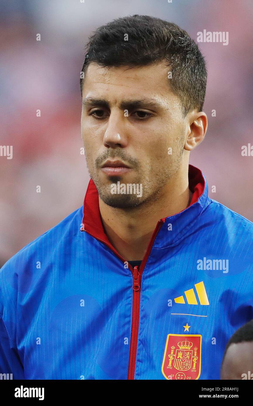 Rotterdam, Netherlands. 18th June, 2023. Rodri (ESP) Football/Soccer ...