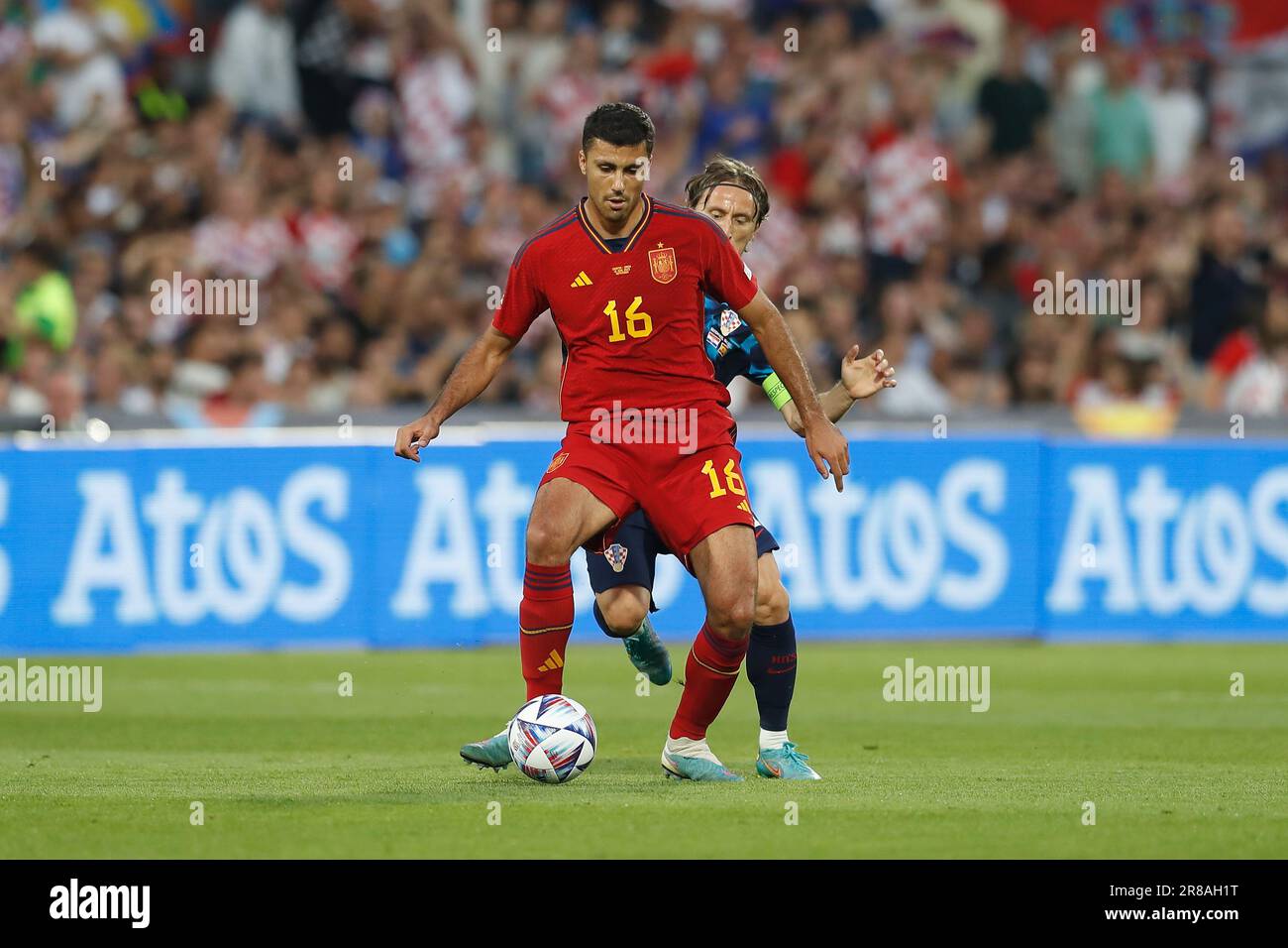 Rotterdam, Netherlands. 18th June, 2023. Rodri (ESP) Football/Soccer ...
