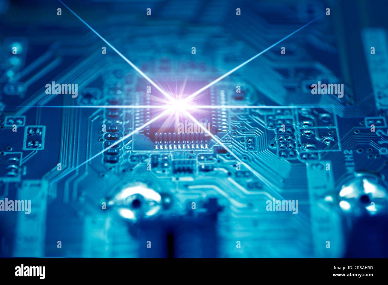 computer motherboard, close up Stock Photo - Alamy