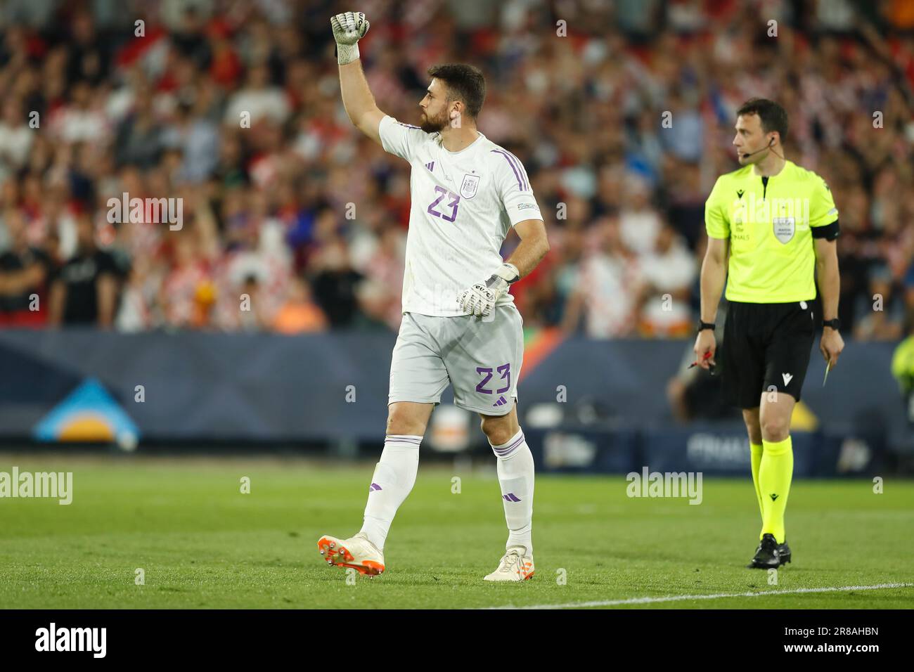 Rotterdam, Netherlands. 18th June, 2023. Unai Simon (ESP) Football ...
