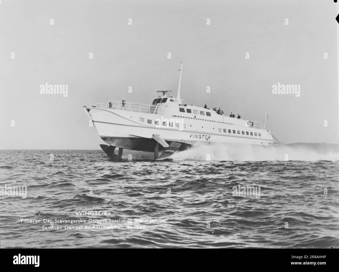 Current 26-4-1960: Water under the wings Norway's first hydrofoil boat ...