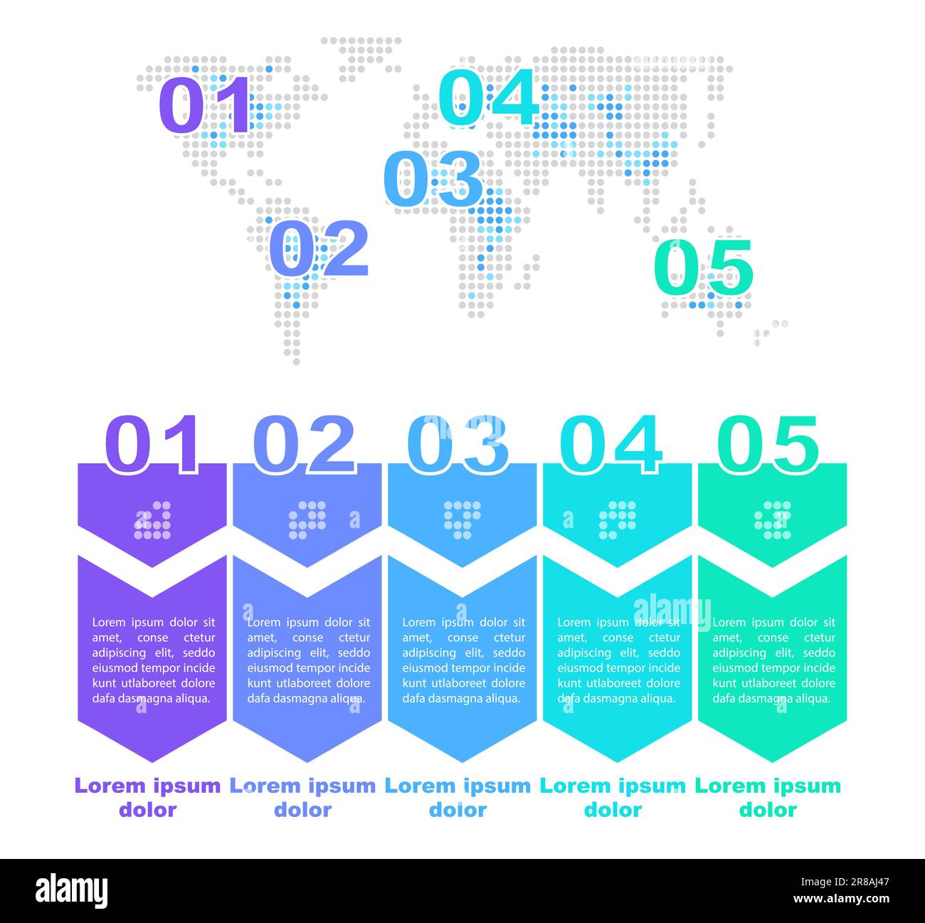 Pandemic outbreak effects infographic chart design template set Stock ...