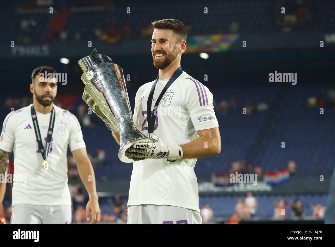 Rotterdam, Netherlands. 18th June, 2023. Unai Simon (ESP) Football ...