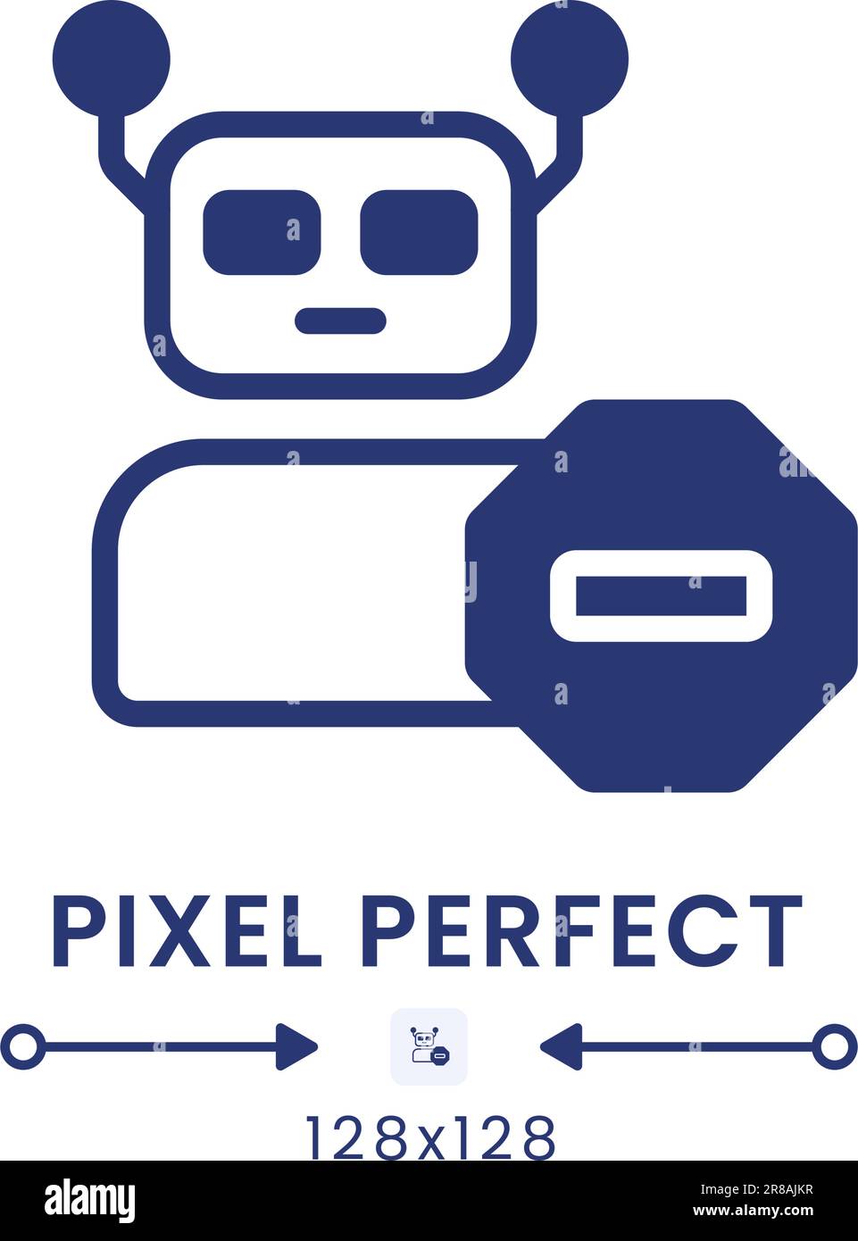 Advanced bot protection black solid desktop icon Stock Vector Image ...