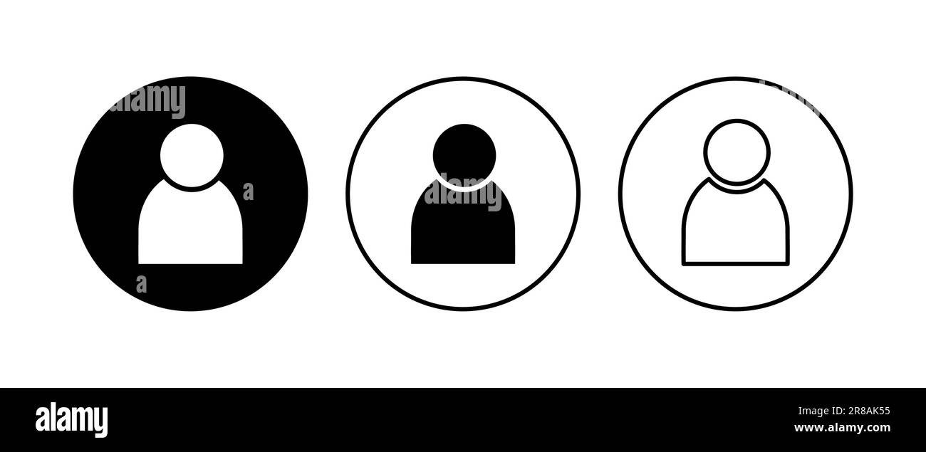 People icon set. person icon vector. User Icon vector Stock Vector ...