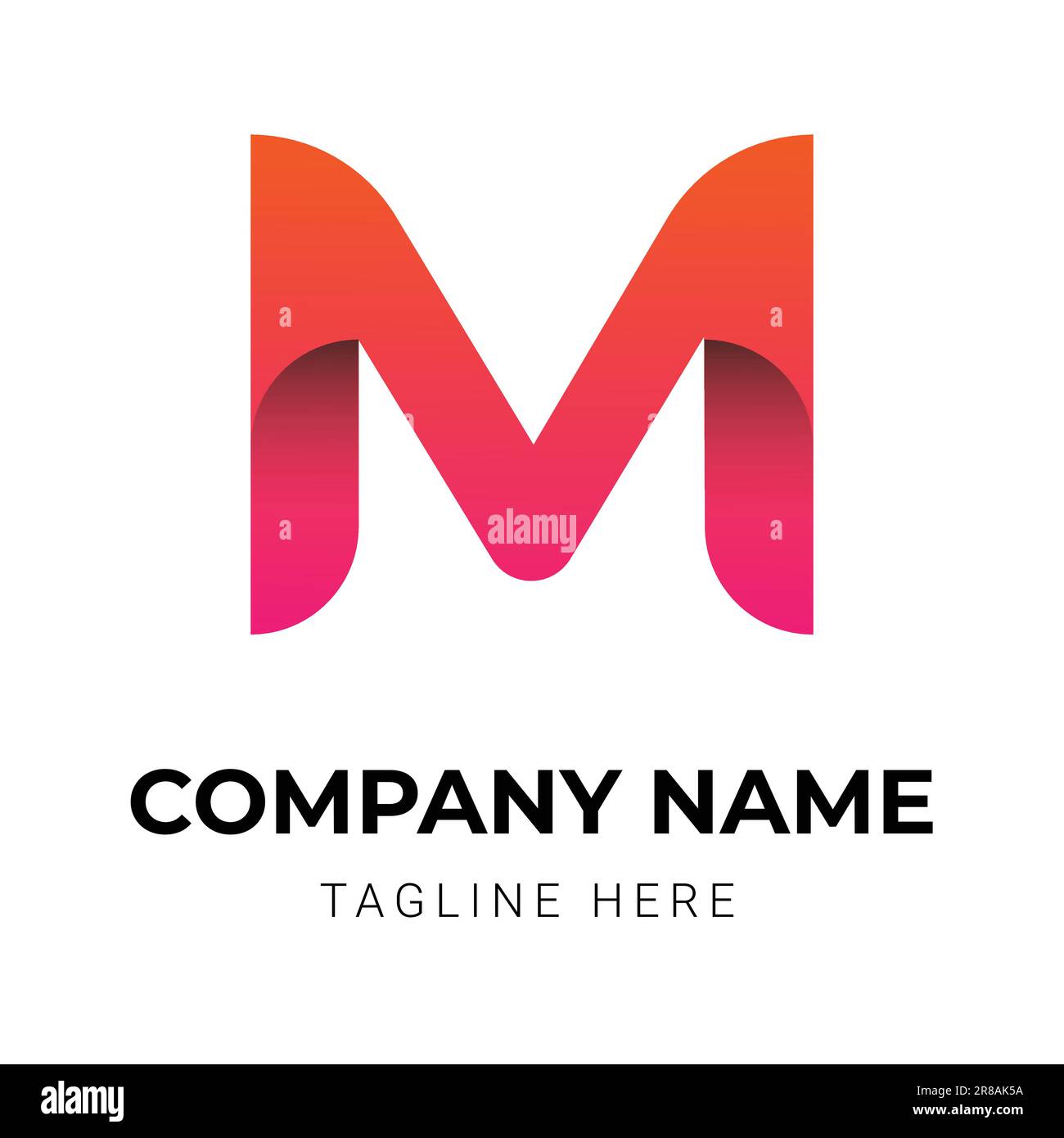 Letter gradient colorful logo design Stock Vector Image & Art - Alamy