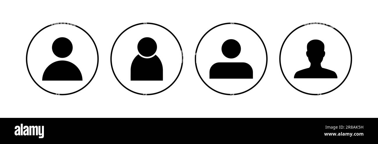 People icon set. person icon vector. User Icon vector Stock Vector ...