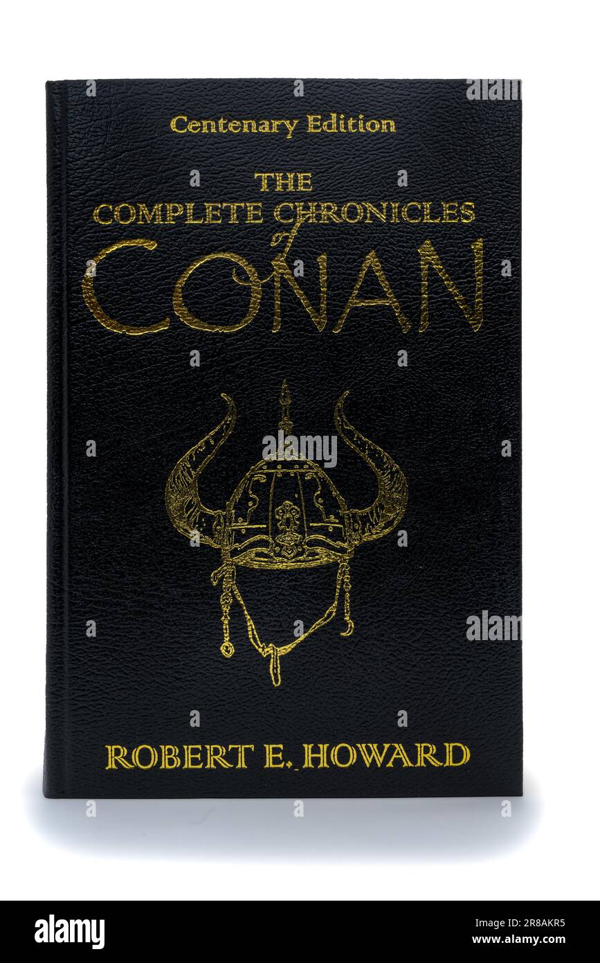 The Complete Chronicles of Conan by Robert E. Howard isolated on white ...