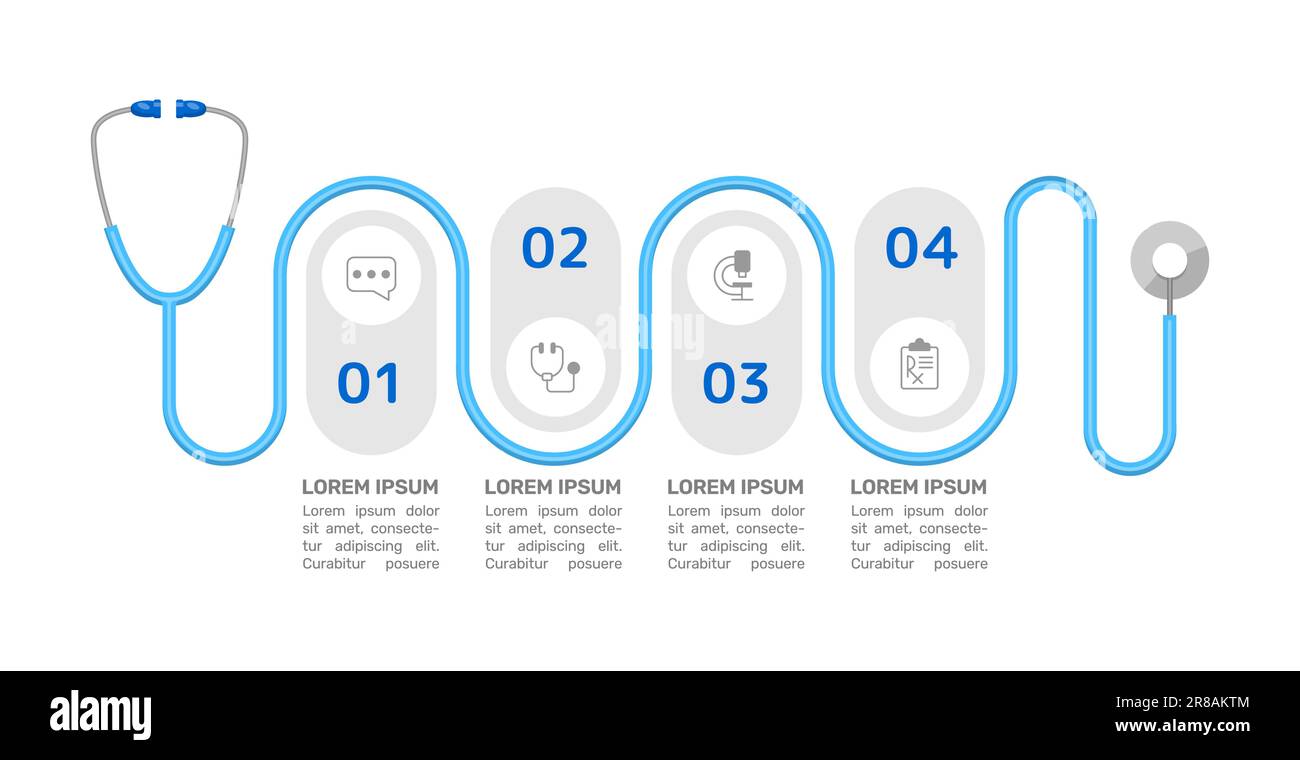 Making doctor appointment infographic chart design template Stock ...