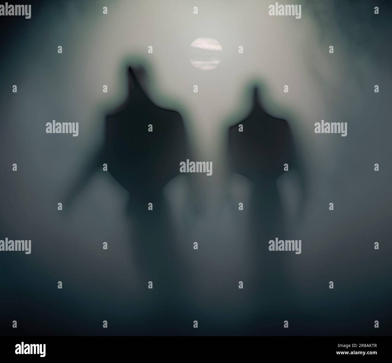 Walking in full moon light hi-res stock photography and images - Alamy