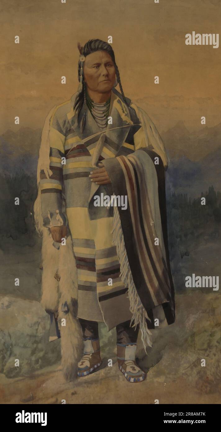 Chief Joseph of the Nez Perce 1880 by William Henry Holmes, born Cadiz ...