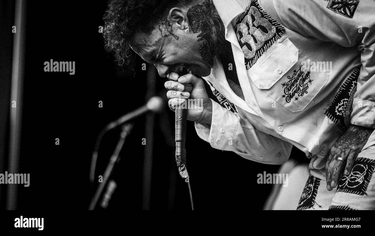 American heavy metal group Black and White Stock Photos & Images - Alamy