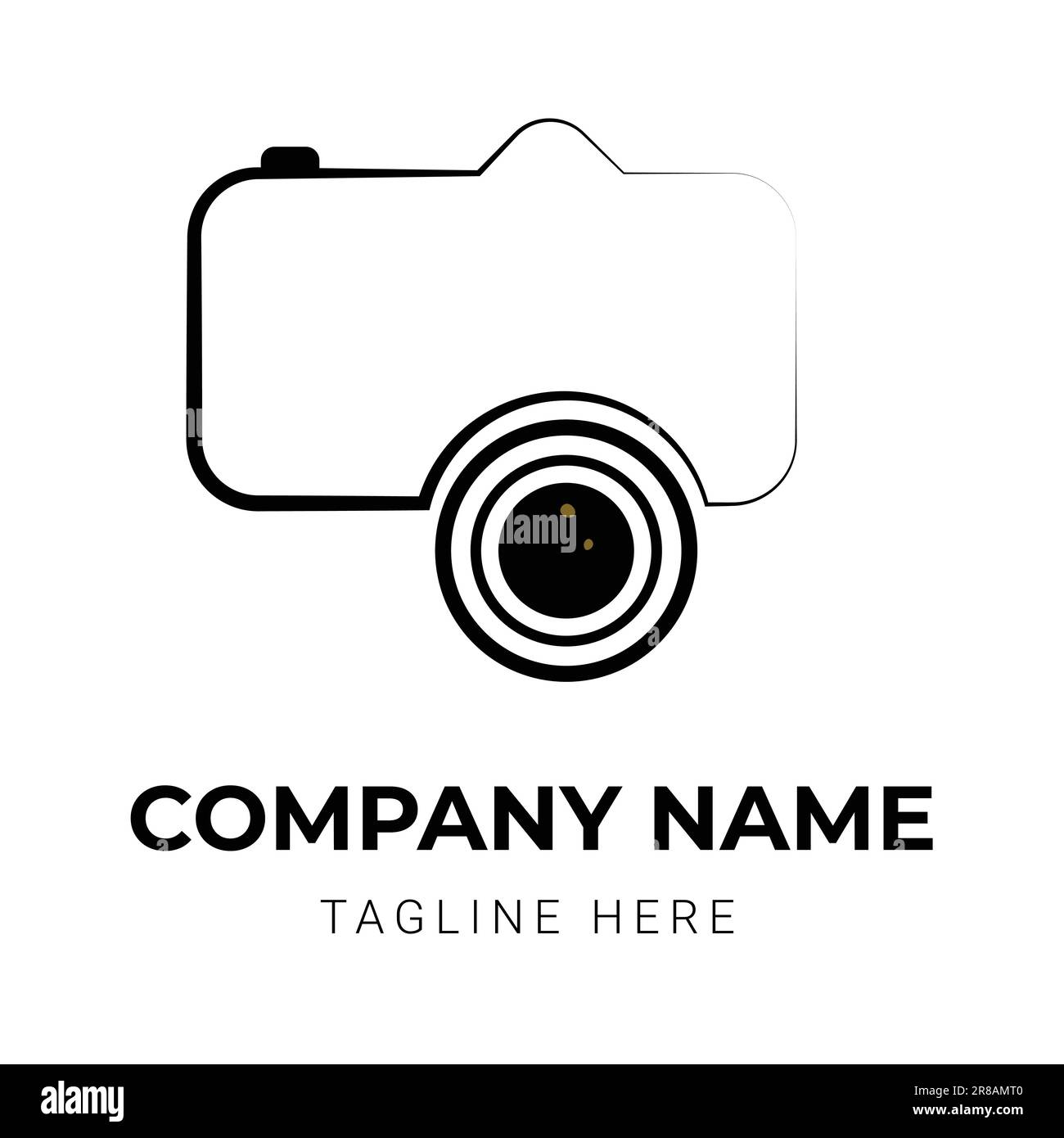 Abstract Camera logo design template Stock Vector Image & Art - Alamy