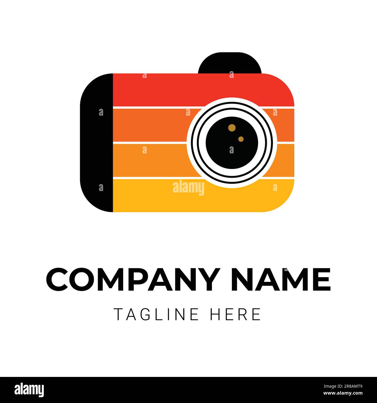 Abstract Camera logo design template Stock Vector Image & Art - Alamy