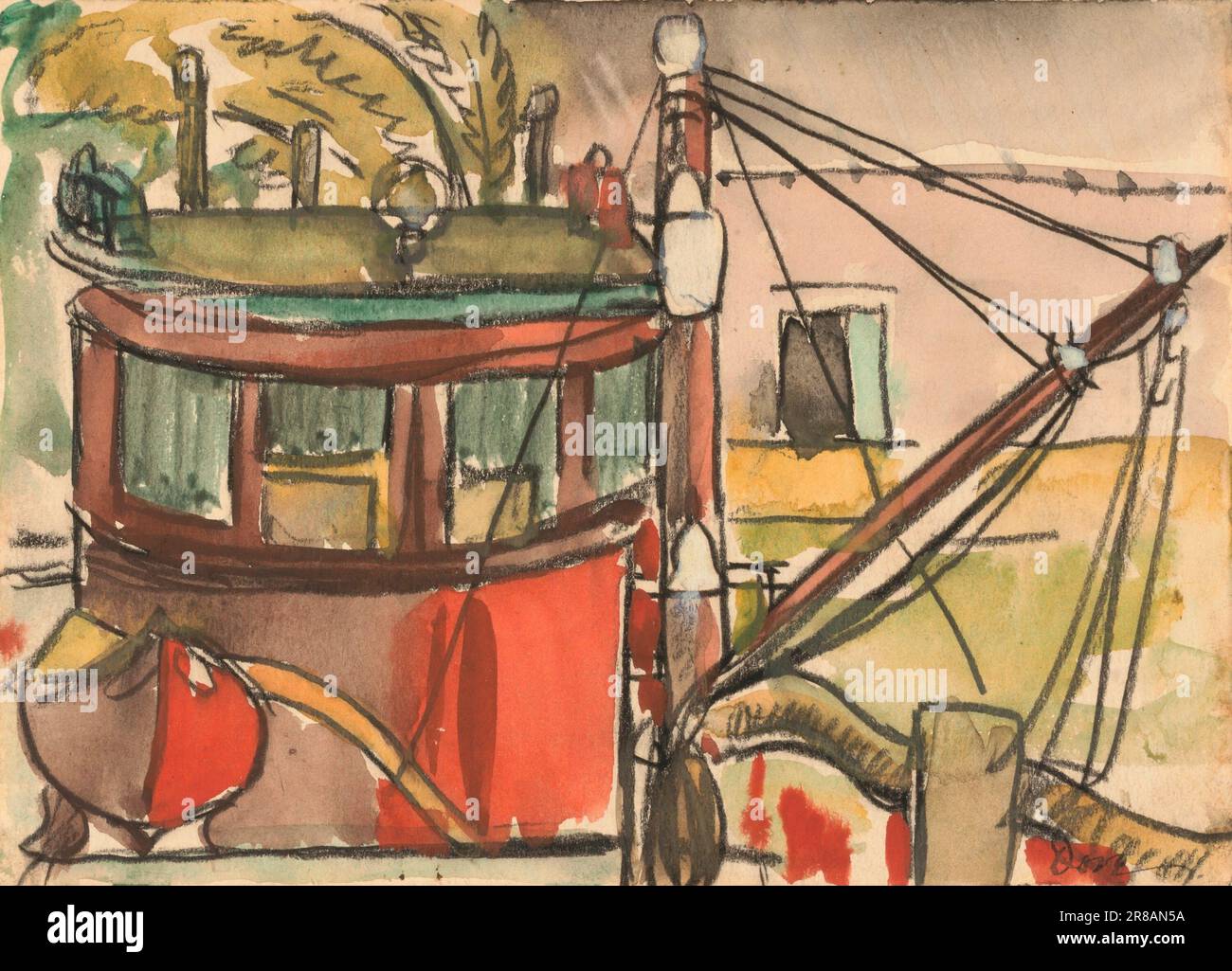 Oil Tanker II 1932 by Arthur Dove, born Canandaigua, NY 1880-died ...
