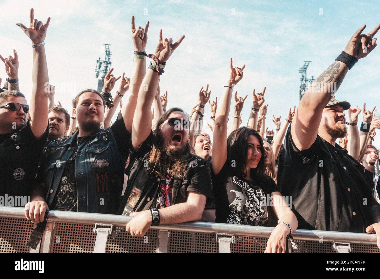 Copenhagen, Denmark. 15th, June 2023. Festival goers attend one of many ...