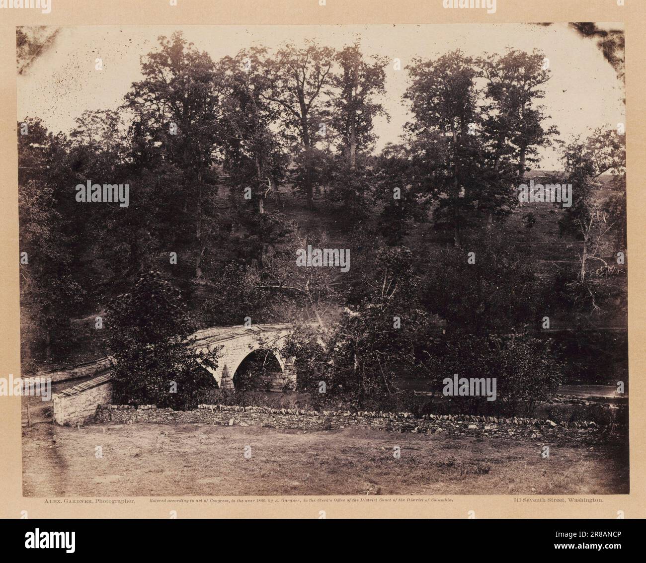 Burnside Bridge, Across Antietam Creek, Maryland, from Gardner's ...