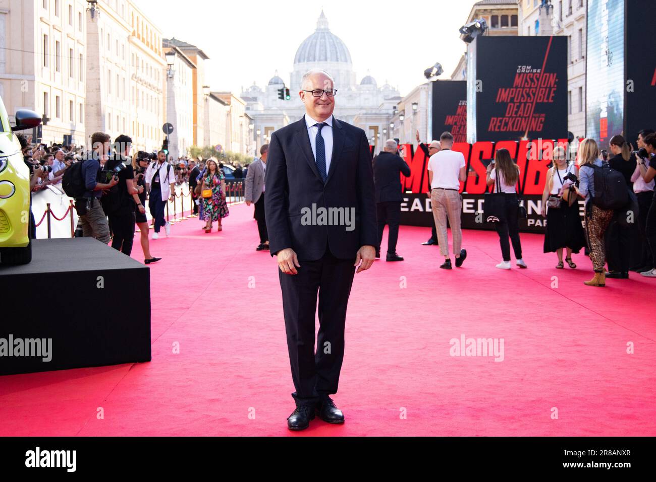 Mayor of Rome , Roberto Gualtieri attends the Global Premiere of ...