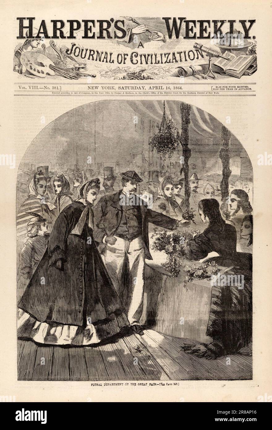 1864 new york great fair hi-res stock photography and images - Alamy