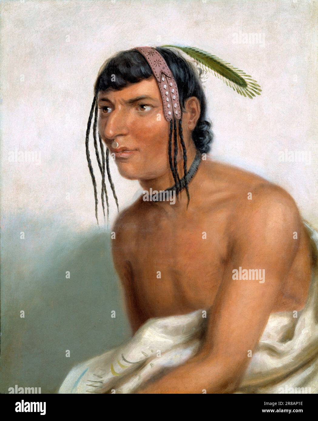 Jack-o-pa (The Six) 1827 by Charles Bird King, born Newport, RI 1785 ...