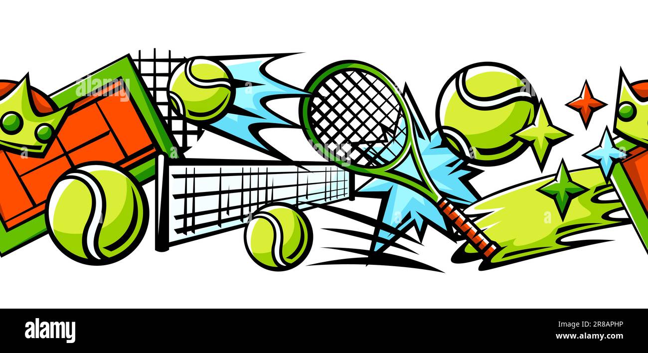 Pop tennis Stock Vector Images - Alamy