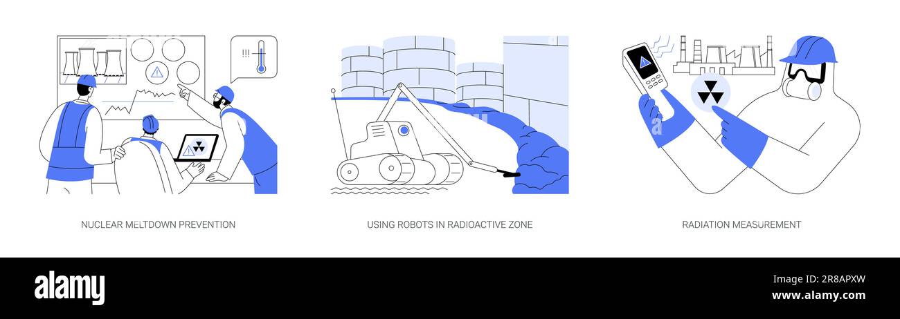 Radioactive vector icon pack hi-res stock photography and images - Alamy