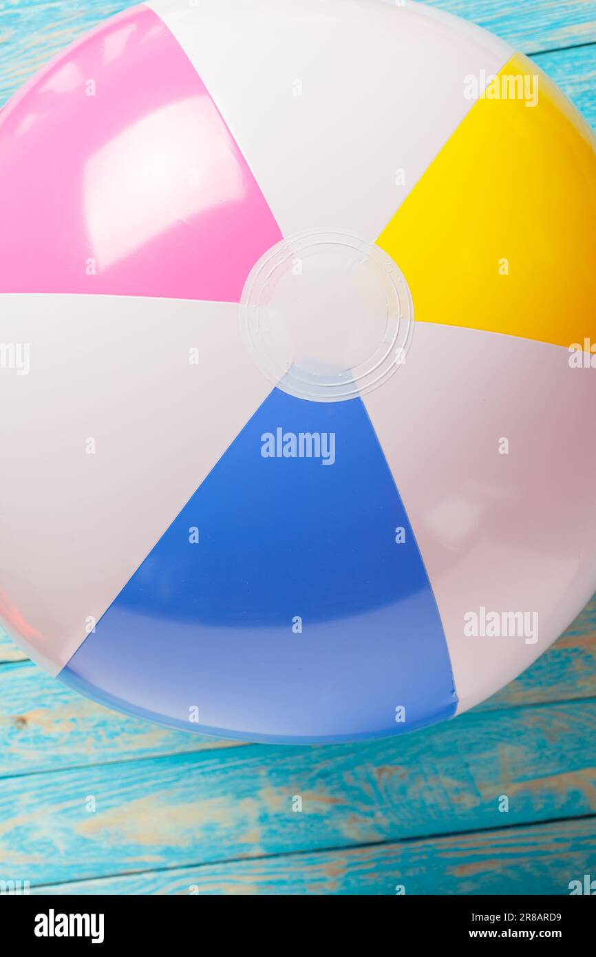 Colorful beach ball Stock Photo - Alamy