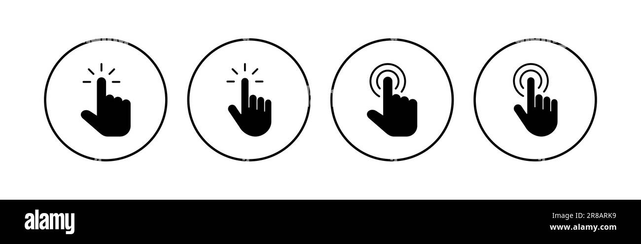 Hand cursor icon set. cursor icon vector. hand cursor icon click Stock ... Hand cursor icon set. cursor icon vector. hand cursor icon click Stock ...