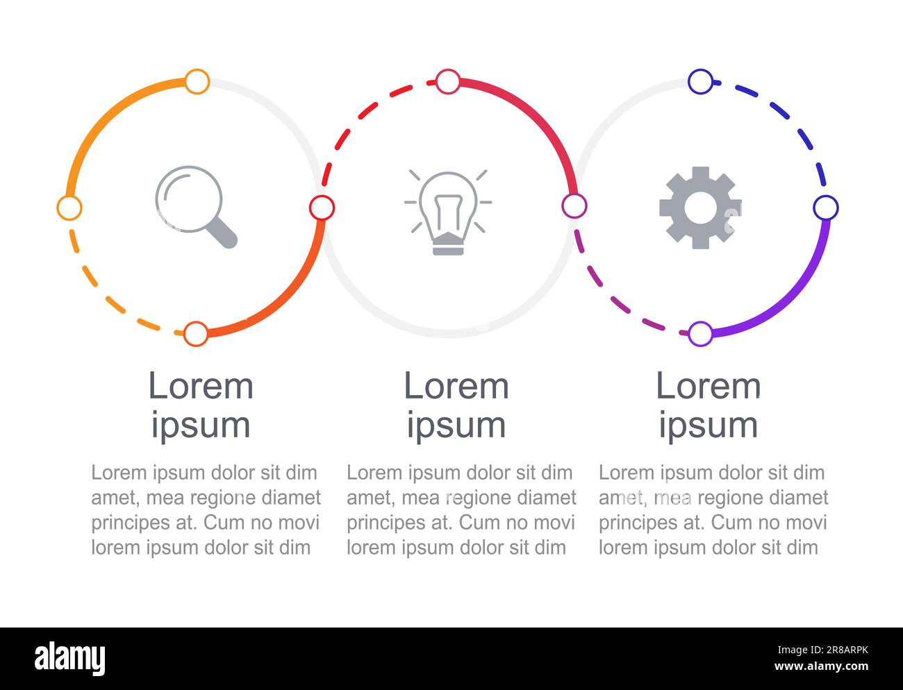 Innovative scientific research infographic chart design template Stock ...
