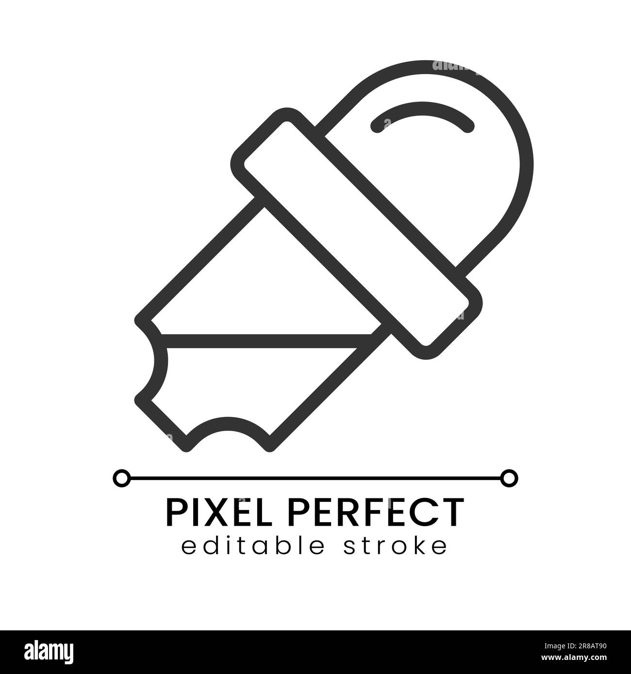 Pipet pixel perfect linear icon Stock Vector Image & Art - Alamy