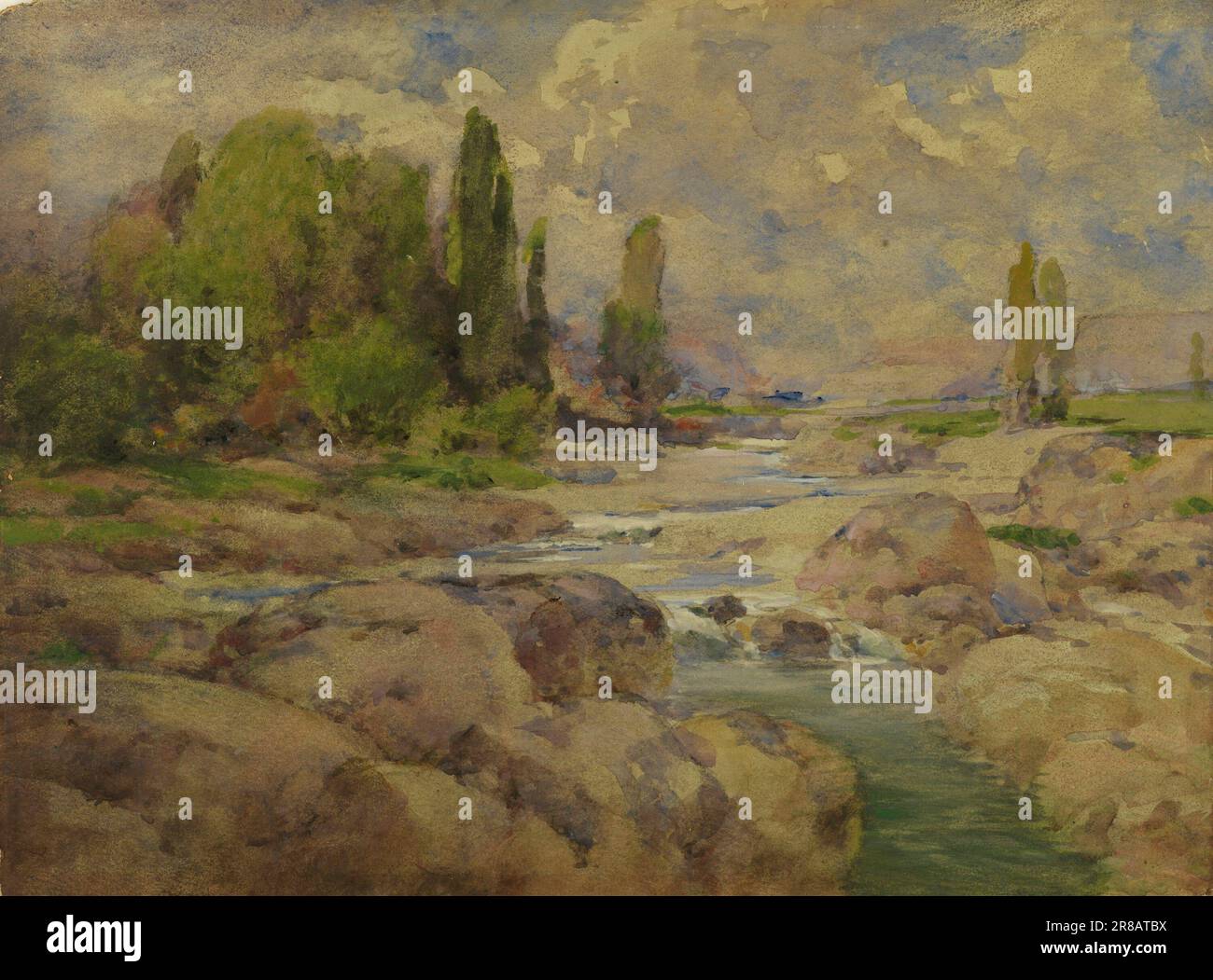 The Normal Rock Creek 1910 by William Henry Holmes, born Cadiz, OH 1846 ...