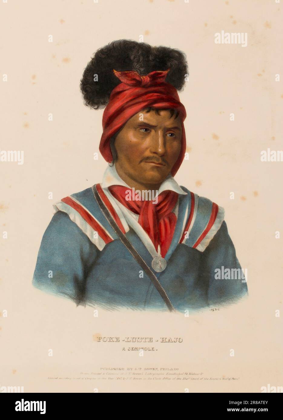 FOKE-LUSTE-HAJO. A SEMINOLE., from History of the Indian Tribes of ...