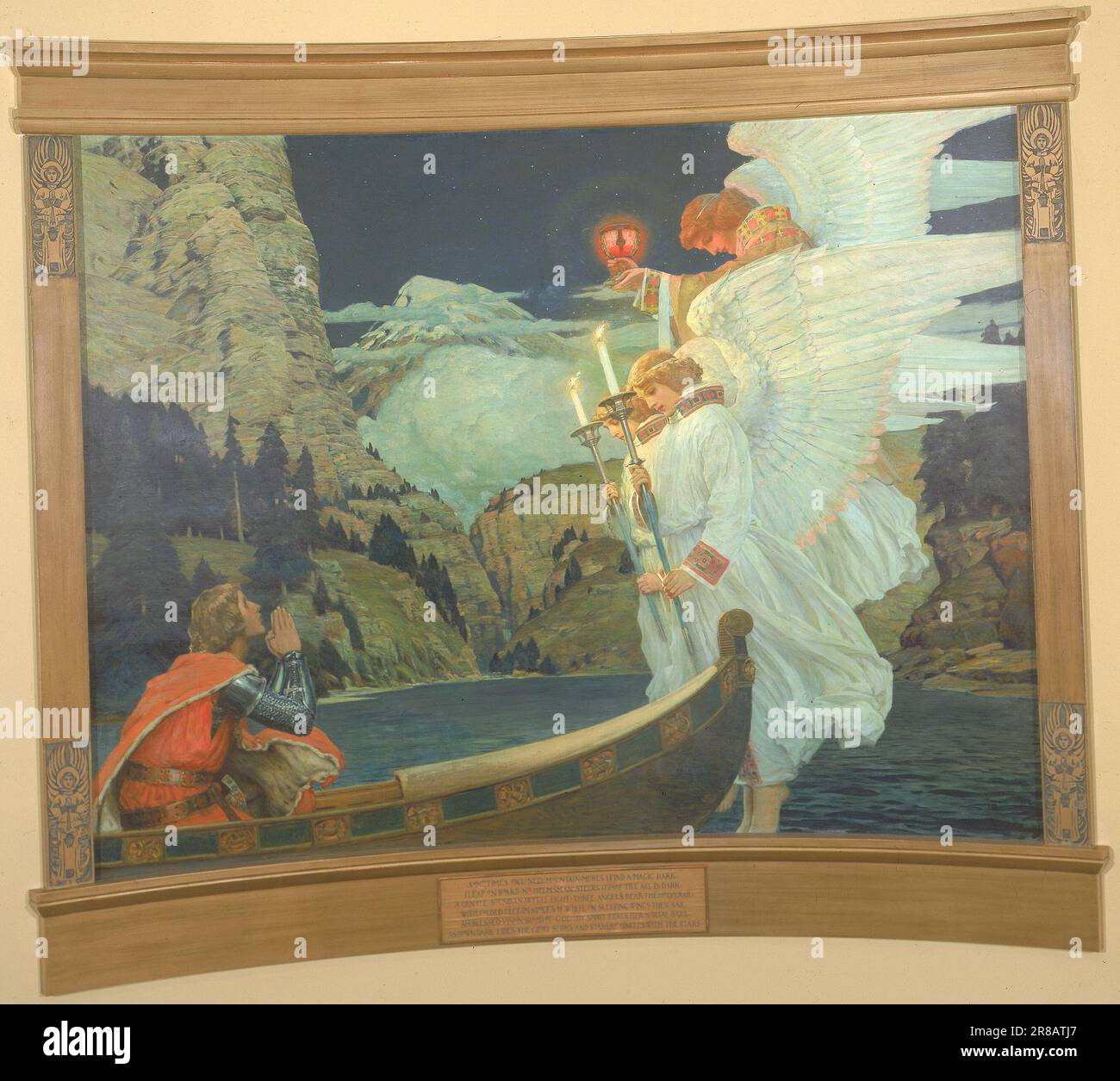 The Knight of the Holy Grail ca. 1912 by Frederick J. Waugh, born ...