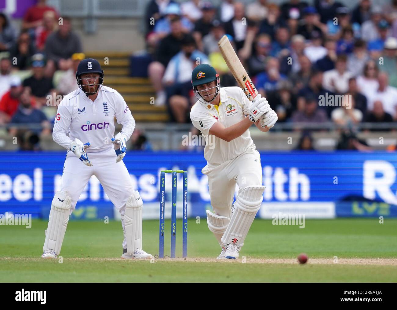 Australia's Cameron Green during day five of the first Ashes test match ...