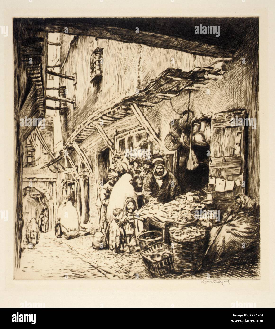 Shops in the Kasbah 1924 by Kerr Eby, born Tokyo, Japan 1889-died ...